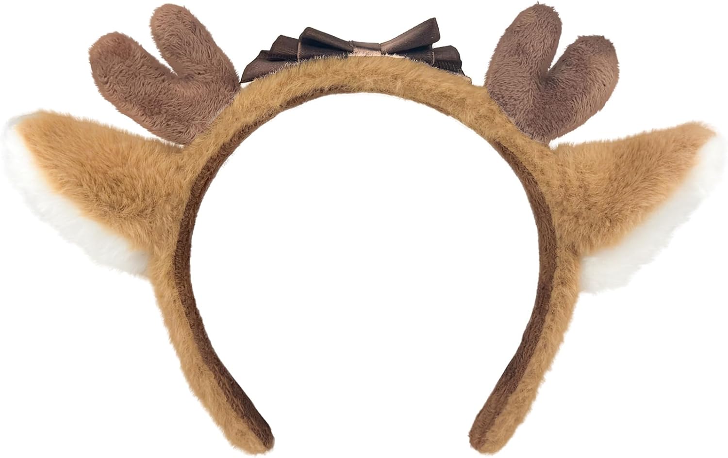 Amazon.com: Beviliu Reindeer Antlers Headband, Cute Christmas Reindeer ...