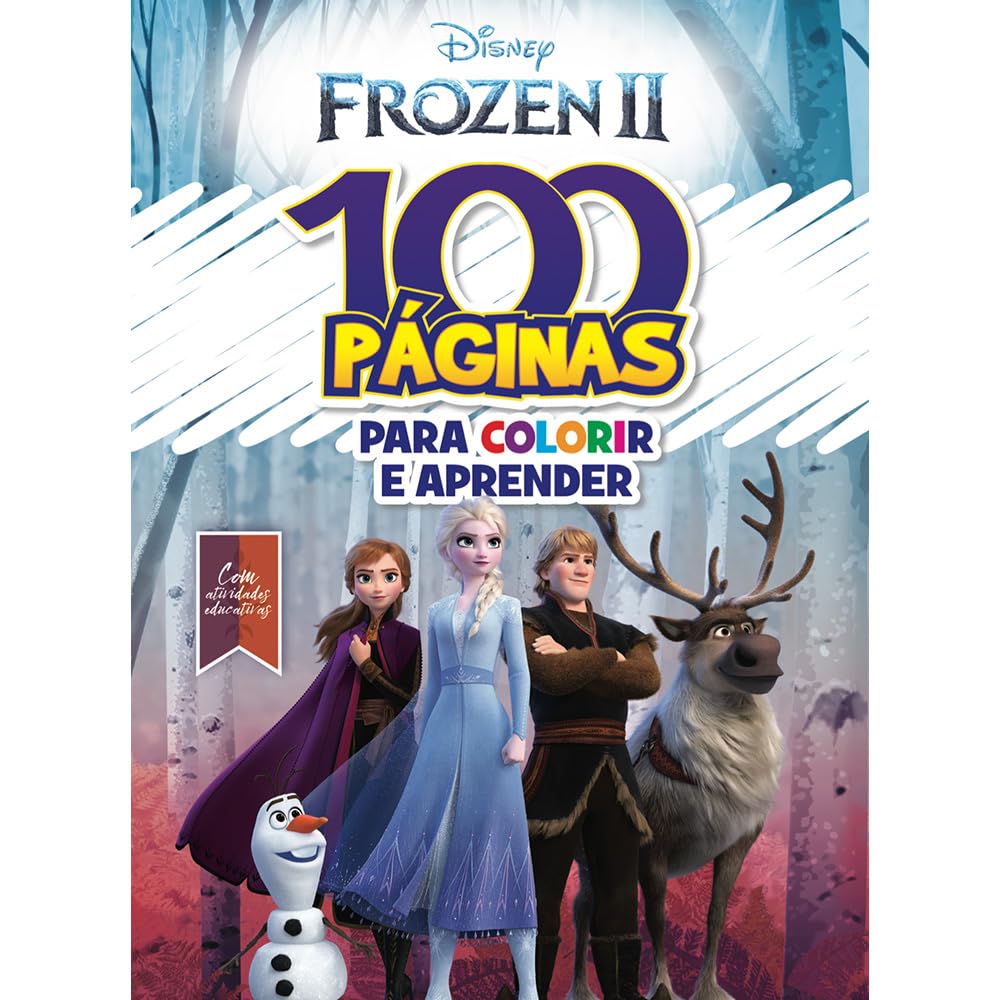 Disney 100 Paginas Para Colorir Frozen 2 (Em Portugues do Brasil) : Unknown: Amazon.com.mx: Libros
