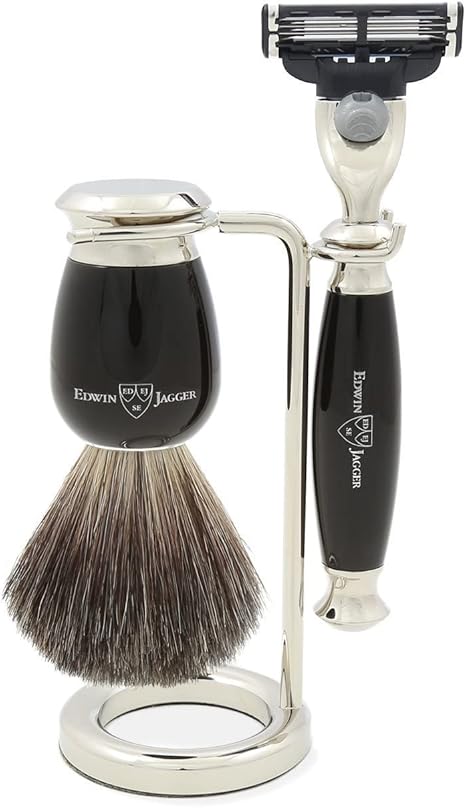 Edwin Jagger S81m357 - Set da barba assemblato a mano : Amazon.it ...