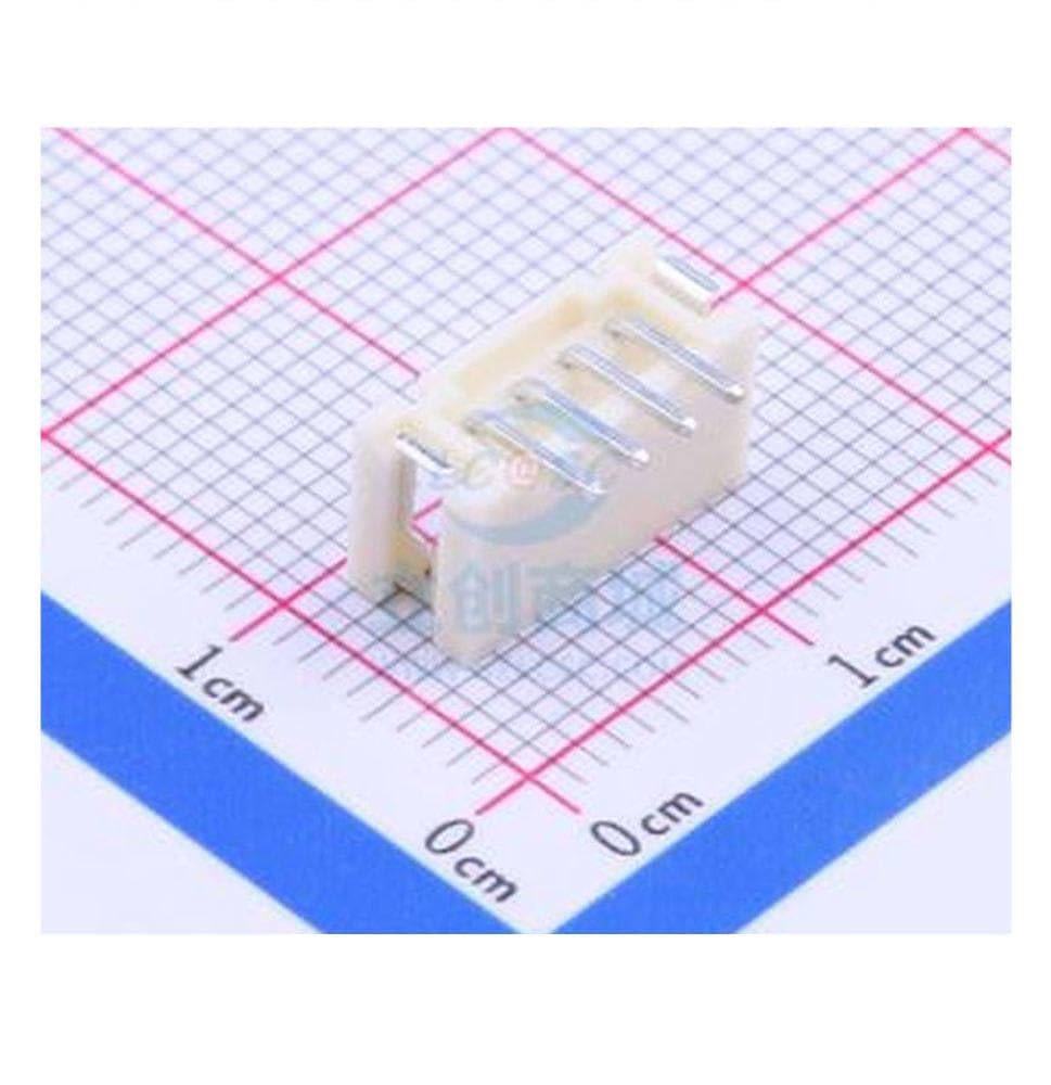 5 Pcs PH Series Socket 1 * 4P spacing 2mm Horizontal Plug-in Wire Hole ...