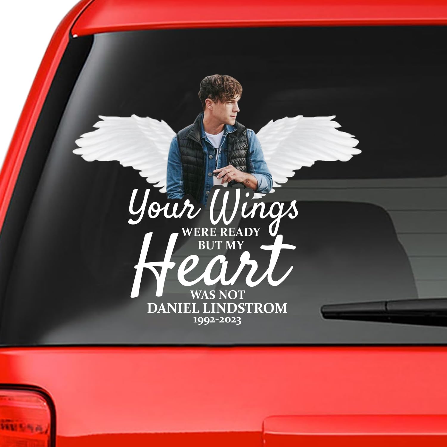 Amazon.com - in Memory of Personalized Memorial Decals. Loss of Loved ...