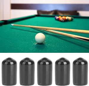 Amazon.com : DAUERHAFT Snooker Cue Tip Cover,10pcs Pool Cue Tip Rubber ...