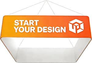 Amazon.com: BUZOHAP Custom Printed Overhead Hanging Banner - 10×3 FT ...