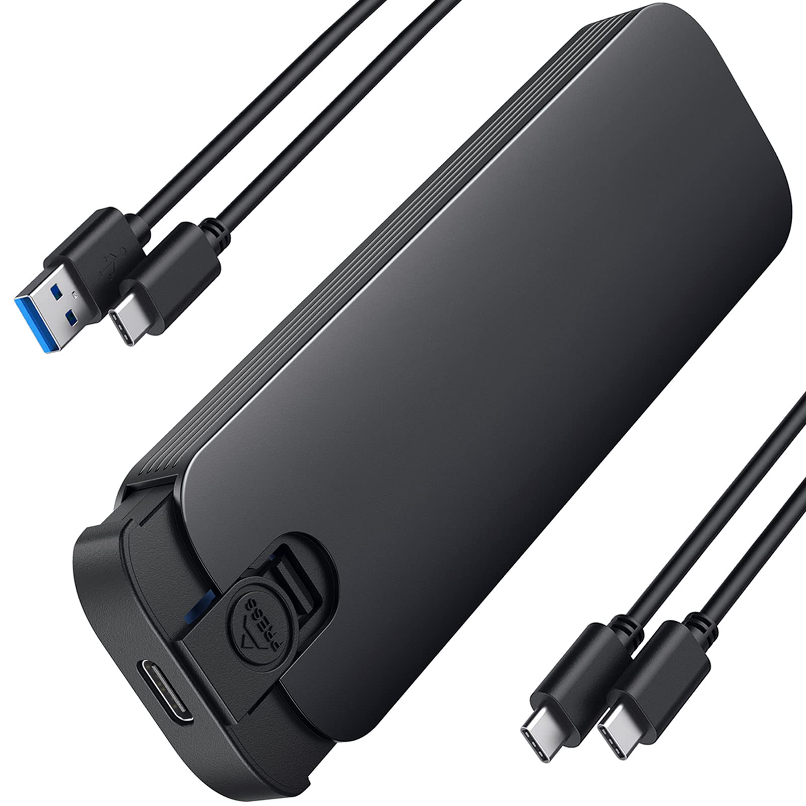 Buy Viagkiki Aluminum M.2 NVME SATA SSD Enclosure Adapter, 10Gbps USB 3 ...