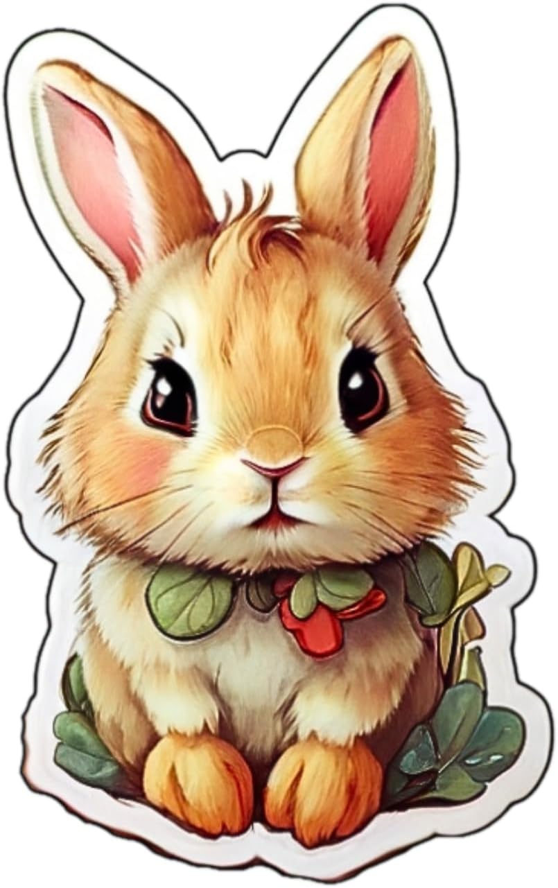 Amazon.com: lobbster91.Sticker 3pcs Rabbit Stickers 3in for Water ...