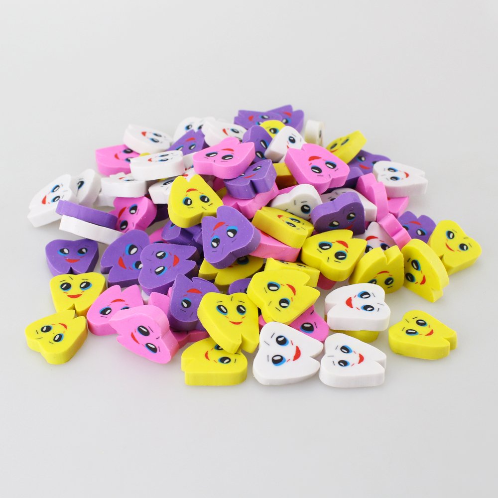 Amazon.com: Airgoesin 50pcs Molar Shaped Tooth Rubber Erasers for ...