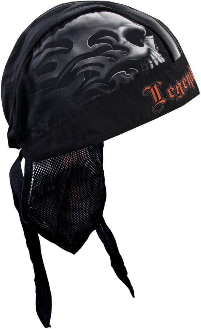 Amazon.com: Hot Leathers SKULL FACE Biker Head Wrap : Clothing, Shoes ...