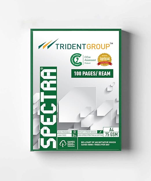 Trident Spectra Spectra -75 Copier Paper, 21 cm x 29.7 cm (1 Ream / 100 ...