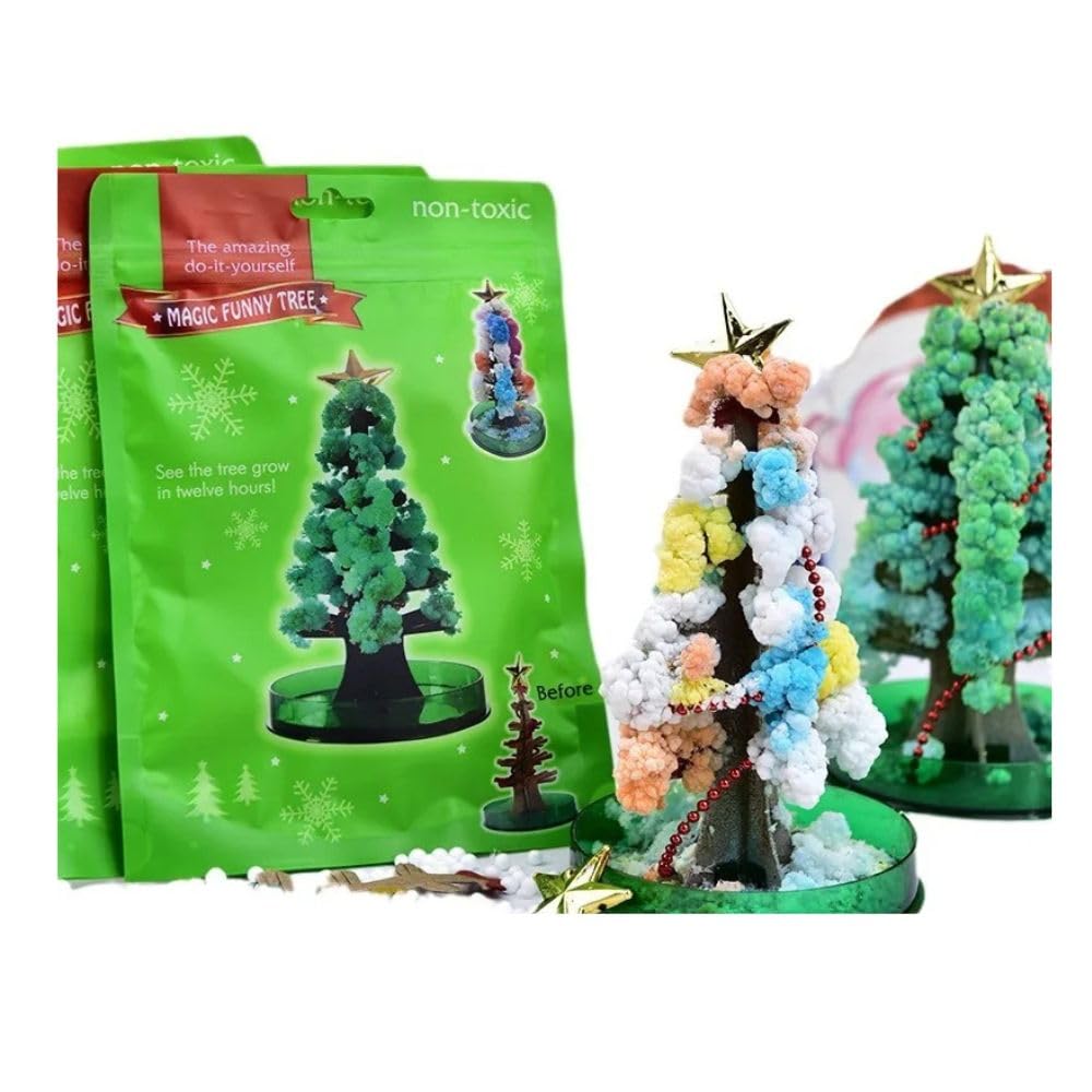 Buy KHIZAR Magic Crystal Growing Tree Kit | DIY Science Experiment Toy ...