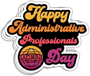 Amazon.com: JEFARIK (3 Pcs) Happy Administrative Professionals Day ...