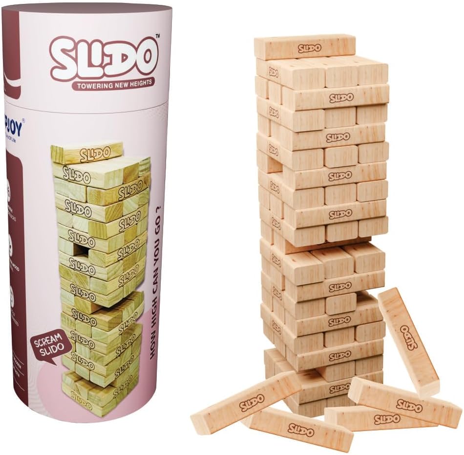 Buy Clapjoy Slido Classic Game with Genuine 54 Hardwood Blocks ...