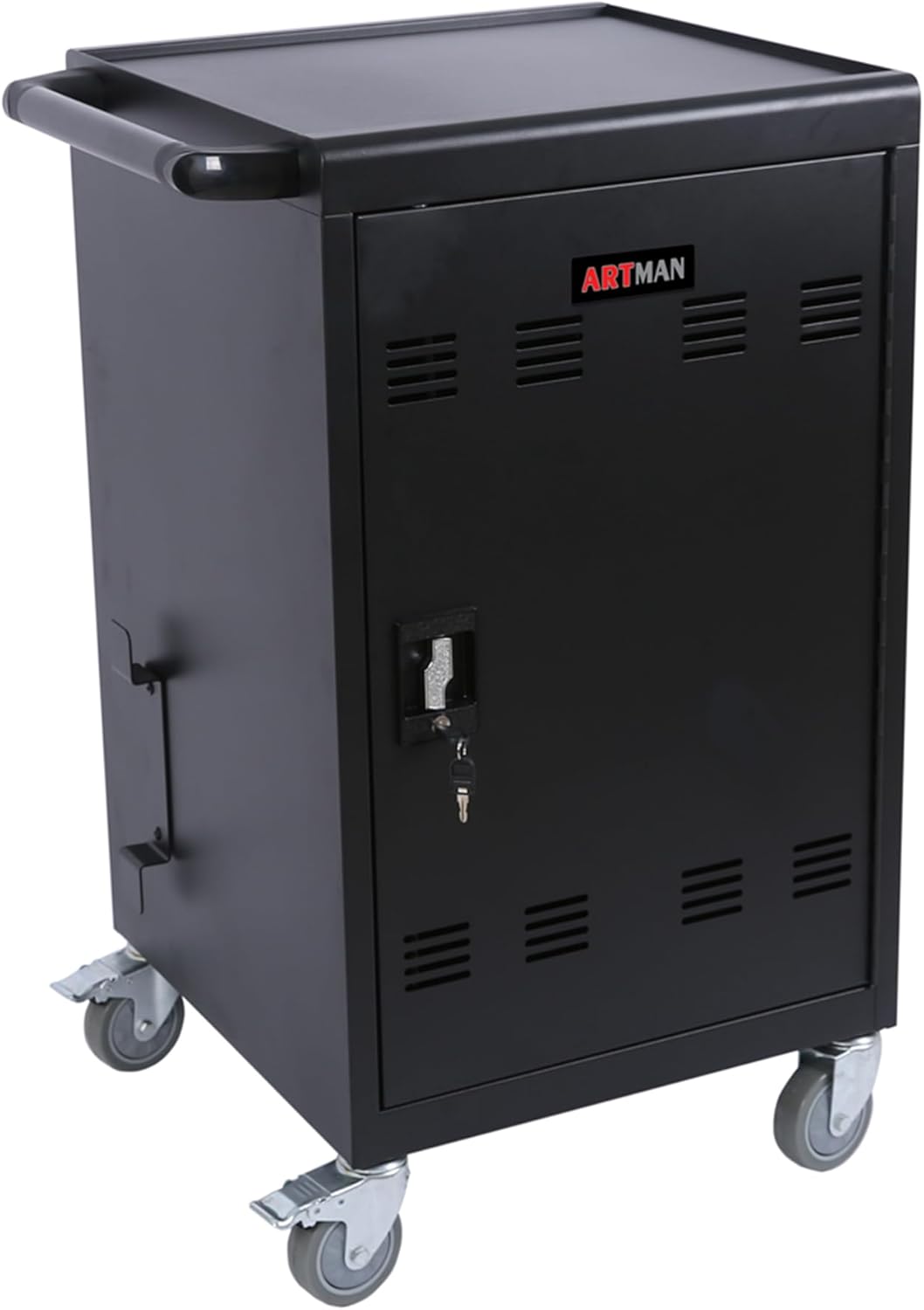 Amazon.com: LOONGYOON 30 Devices Mobile Charging Cart and Cabinet ...