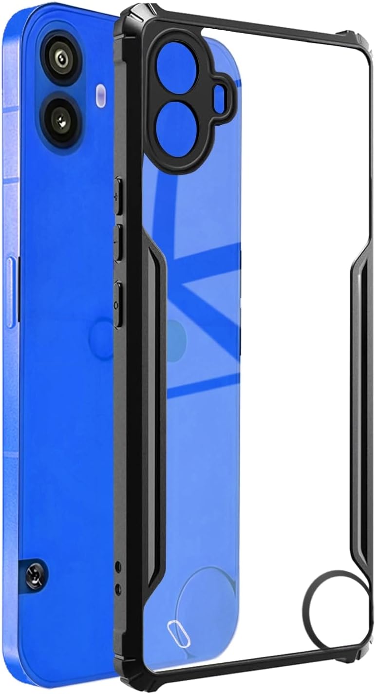 Spazy Case® CMF Phone 1 Back Cover | Transparent Crystal Clear Hard PC ...