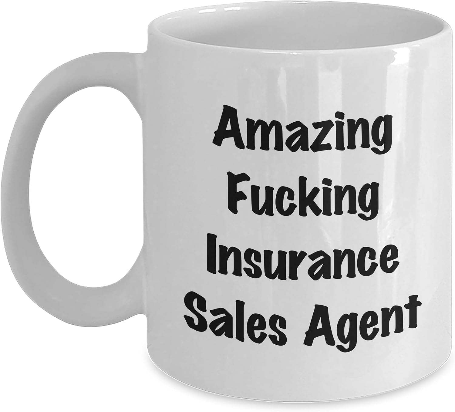 Amazon.com: Amazing F-ing Insurance Sales Agent Birthday Unique Gift ...