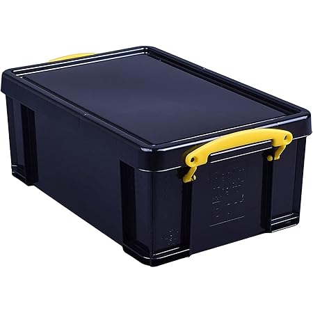 Really Useful 9 Litre Plastic Storage Box - Clear, Standard Packaging ...
