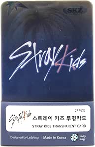STRAY KIDS K-POP Transparent Photo Cards 25pcs : Amazon.co.uk ...