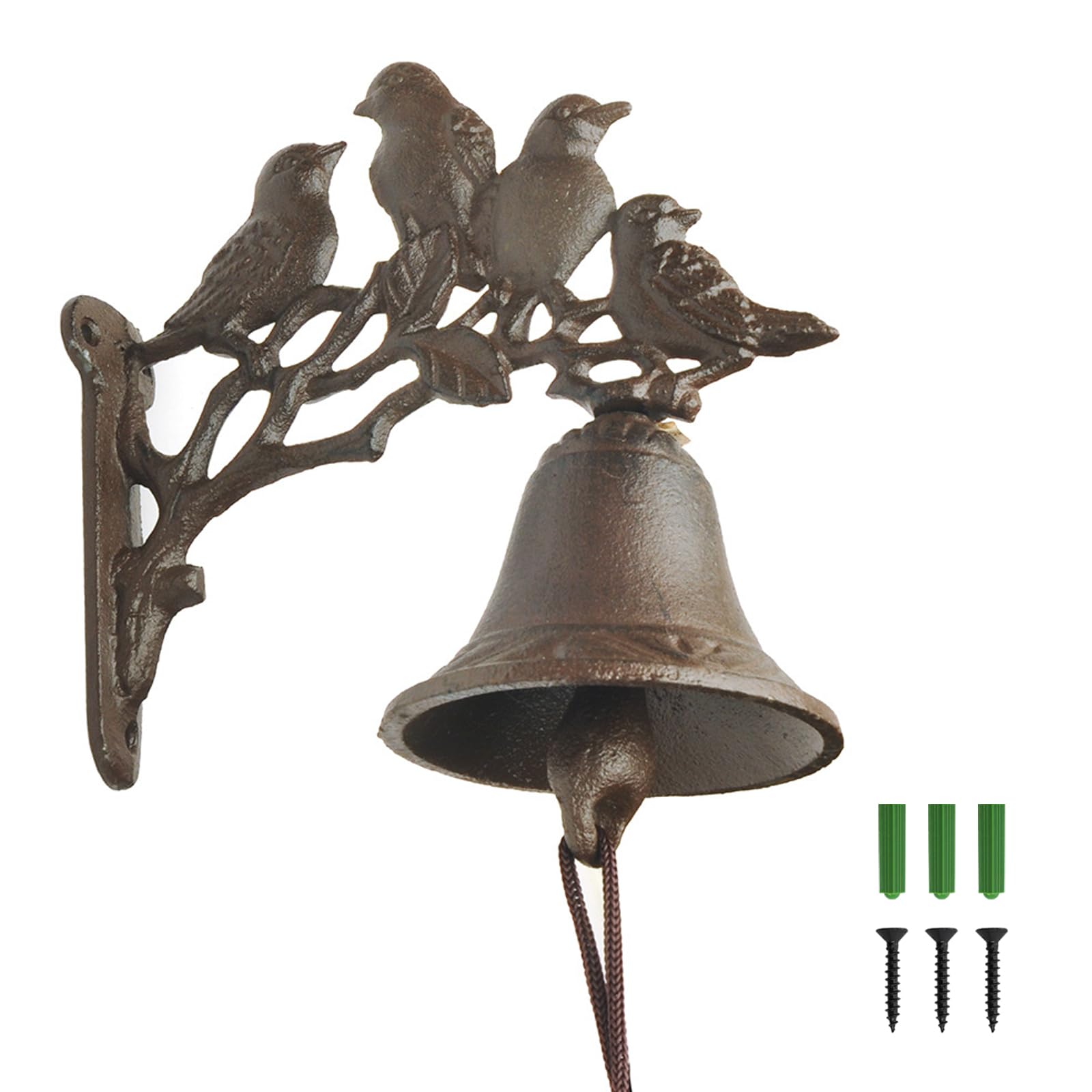 Amazon.com: MrMrKura Hanging Dinner Bell Outdoor or Indoor, Vintage ...