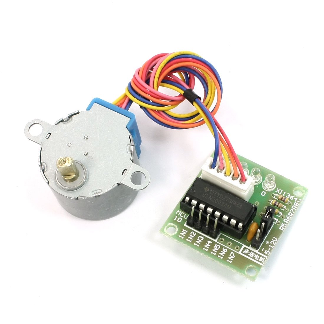 Amazon.com: uxcell MCU DIY 4 Phase Stepper Motor 5V with UL2003 Driver ...