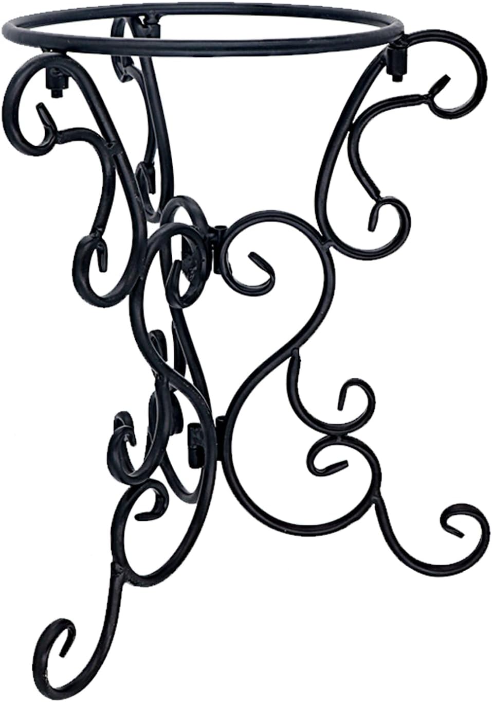 Wrought Iron Metal Gazing Ball Stand For 10 Or 12 Inch