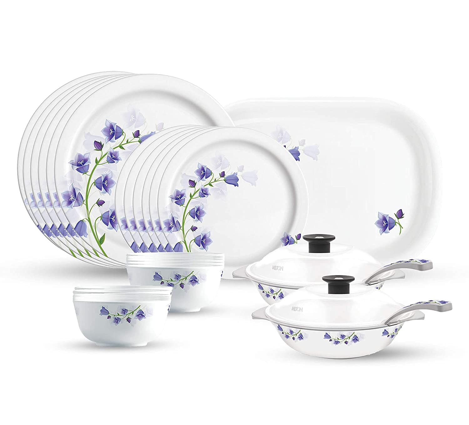 Milton Fiona Round Dinner Set 31 Pieces : Amazon.in: Home & Kitchen