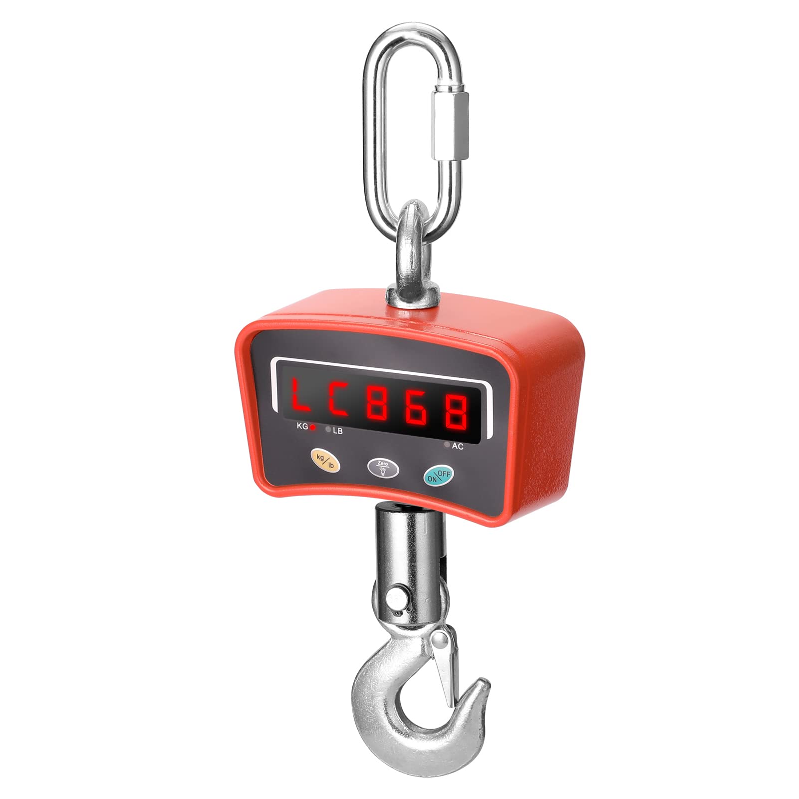 Portable Digital Hanging Scale 1000kg 2204lbs Heavy Duty Crane Scale ...