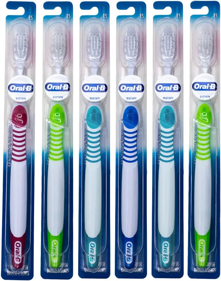 Amazon.com : Oral-B Indicator Flat Trim Toothbrush, 30 Soft (Colors ...