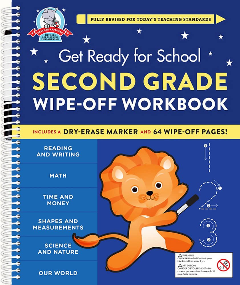 Get Ready for School: Second Grade Wipe-Off Workbook: Stella, Heather ...