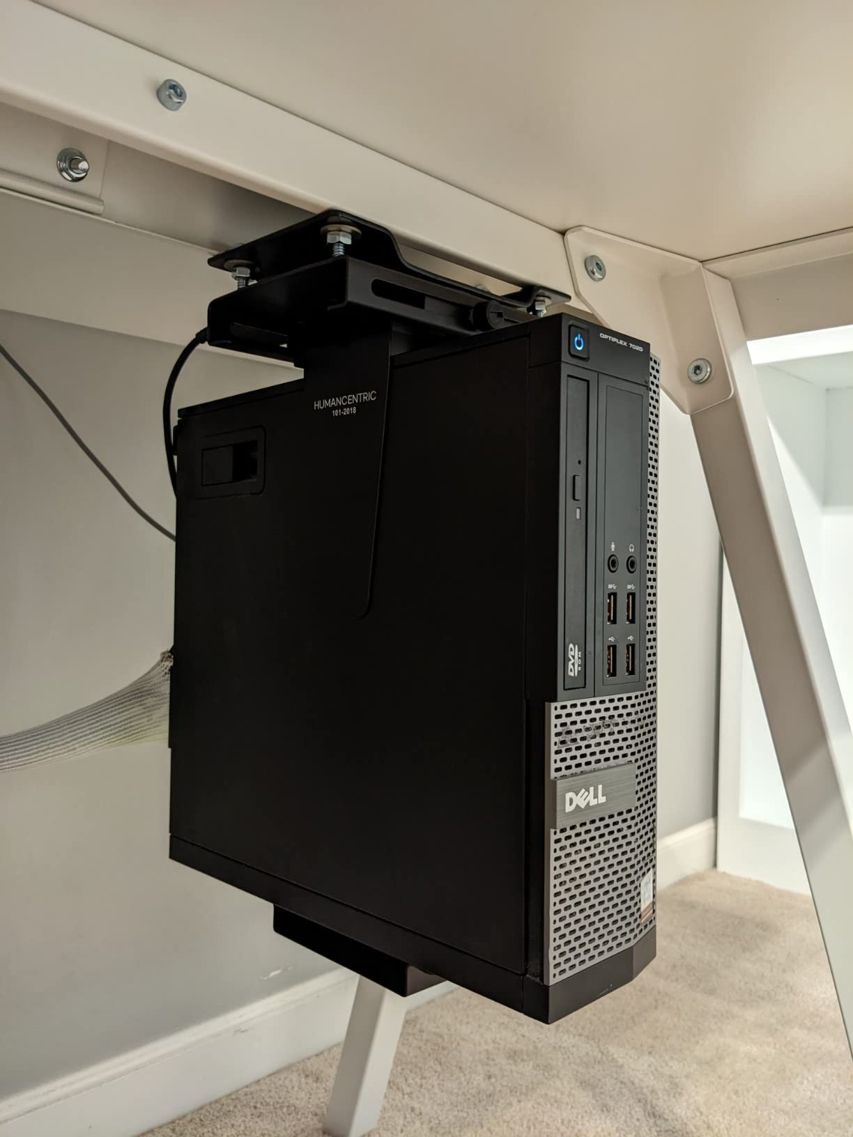 $8/mo - Finance HumanCentric Adjustable Under Desk Computer Mount and ...