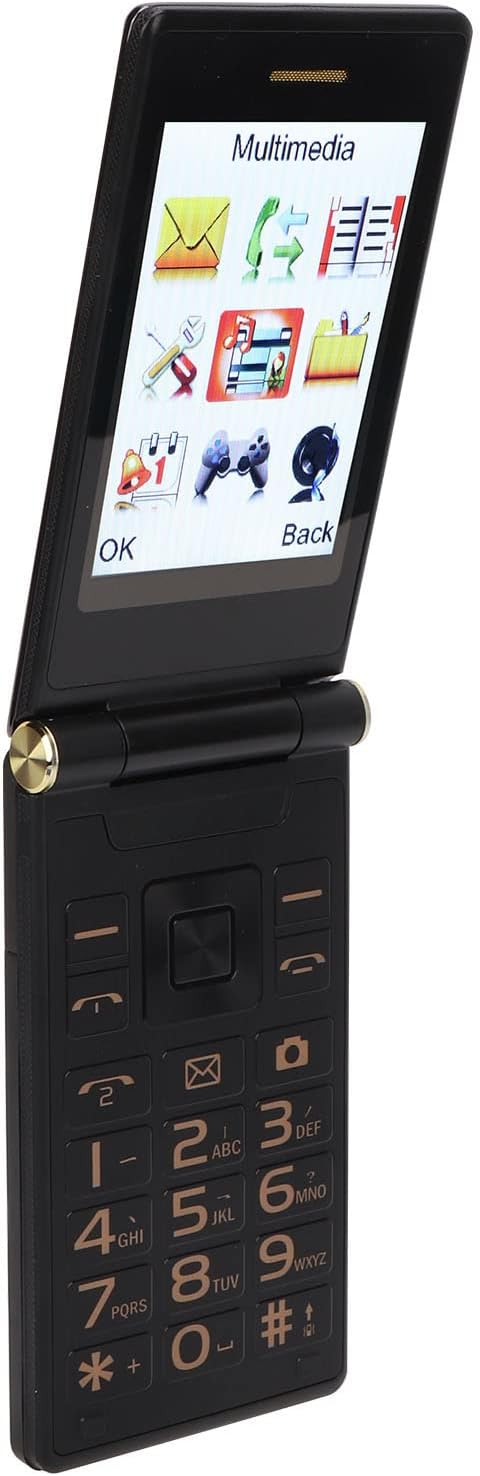 Clamshell Handy, 2G Dual SIM Senioren Klapphandy, 2,8 Zoll HD ...