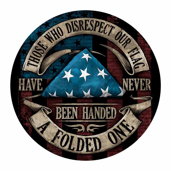 Amazon.com - Those Who Disrespect Our Flag Veterans Sticker-Vinyl-Decal ...