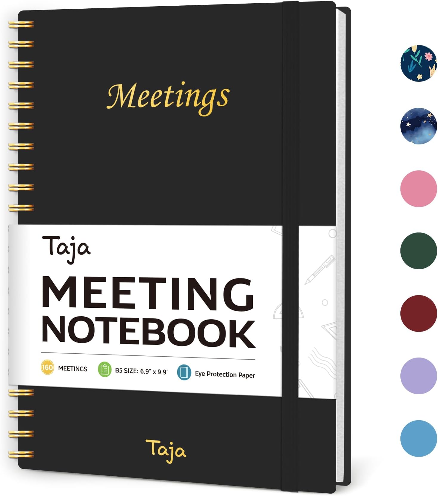 Amazon.com : S&O Medium Meeting Notebook for Work - Professional ...