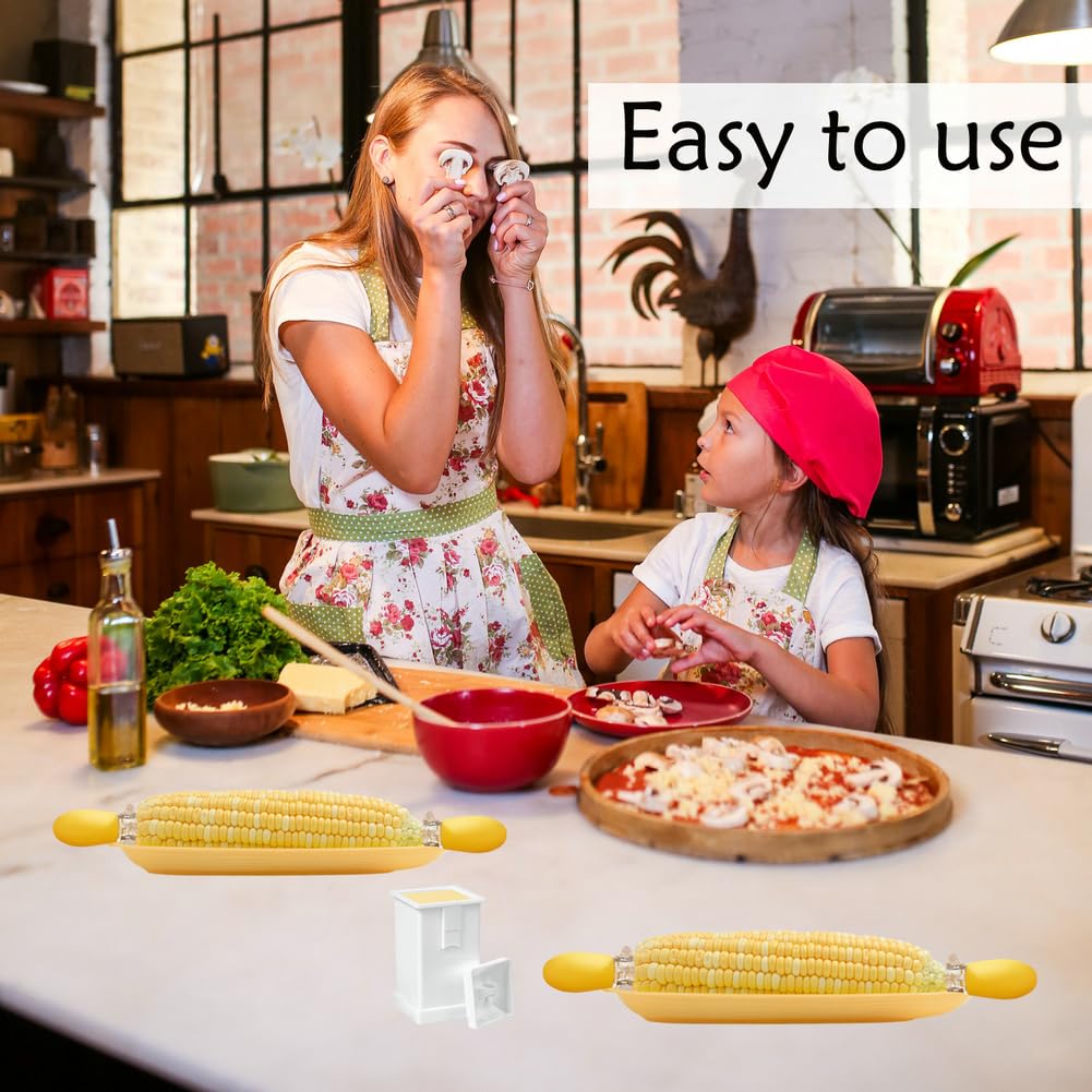Snapklik.com : Corn Dishes And Corn Holders Set Kits, Corn On The Cob ...