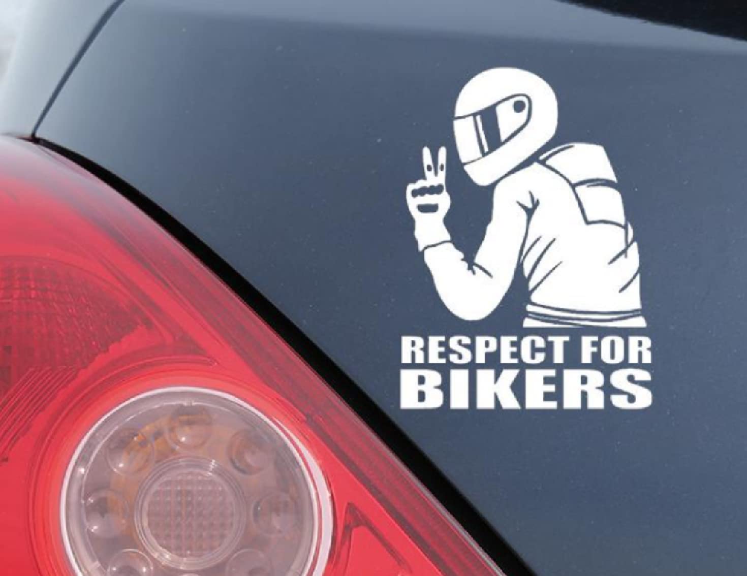 Amazon.com - LWL Design Custom Decal for Respect Biker Vinyl Die Cut ...