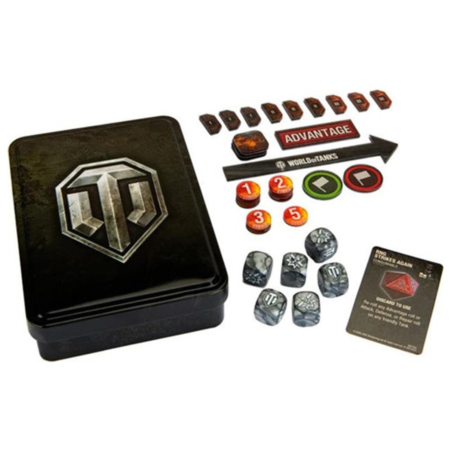Amazon.com: World of Tanks: Gaming Set - Tokens & Dice - Collectible ...