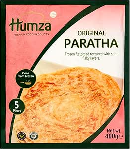 Humza Plain Paratha, 400g (Frozen) : Amazon.co.uk: Grocery