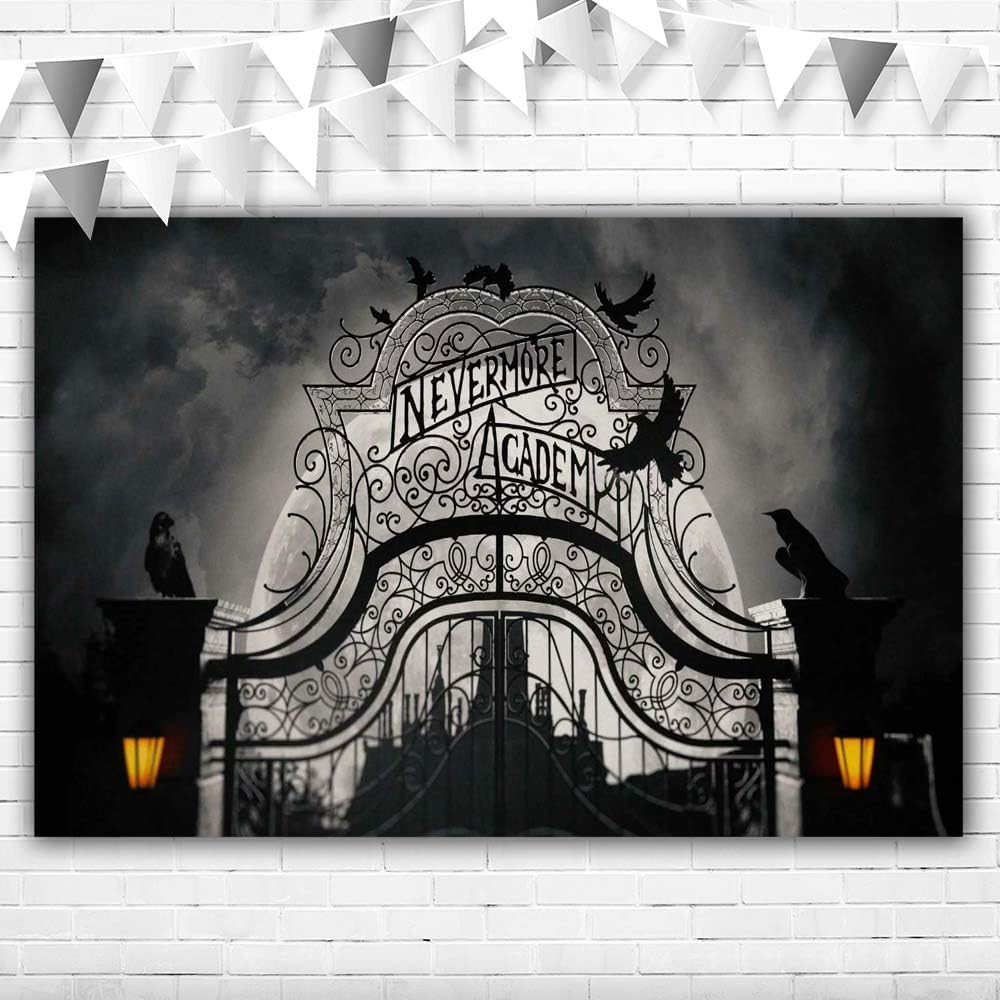 Amazon.com : Horror Movie Halloween Backdrops for Parties 5x3ft Creepy ...