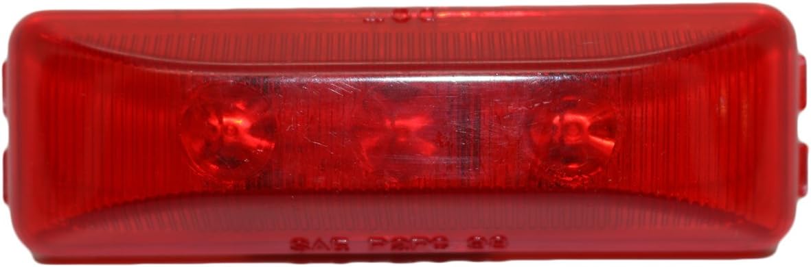 Amazon.com: Jammy, Inc. 1"x4" Red Lens Red LED, 3-diode Clearance ...