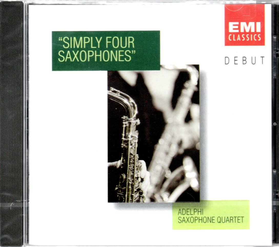 Amazon.com: DEBUT ~ Adelphi Saxophone Quartet ~ "Simply Four Saxophones ...