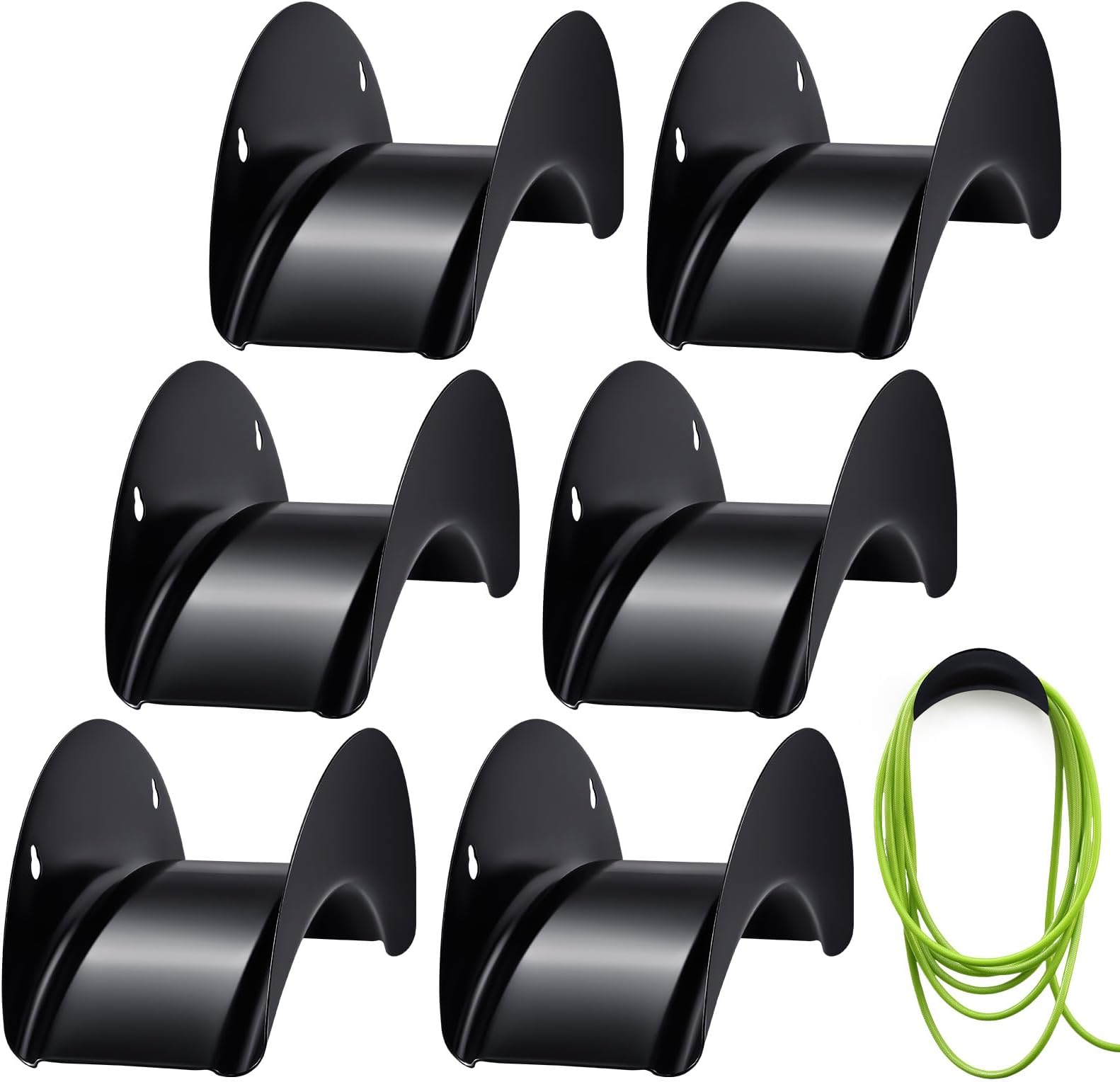 Amazon.com: Thyle 6 Pcs Garden Hose Holder Heavy Duty Water Hose Holder ...