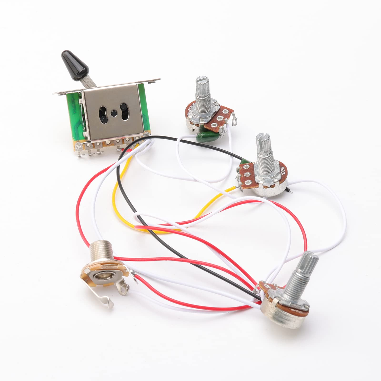 Snapklik.com : Electric Guitar Prewired Wiring Harness 5 Way Switch ...