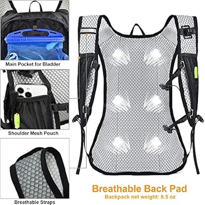 N NEVO RHINO Lightweight Hydration Backpack with Storage: Running ...