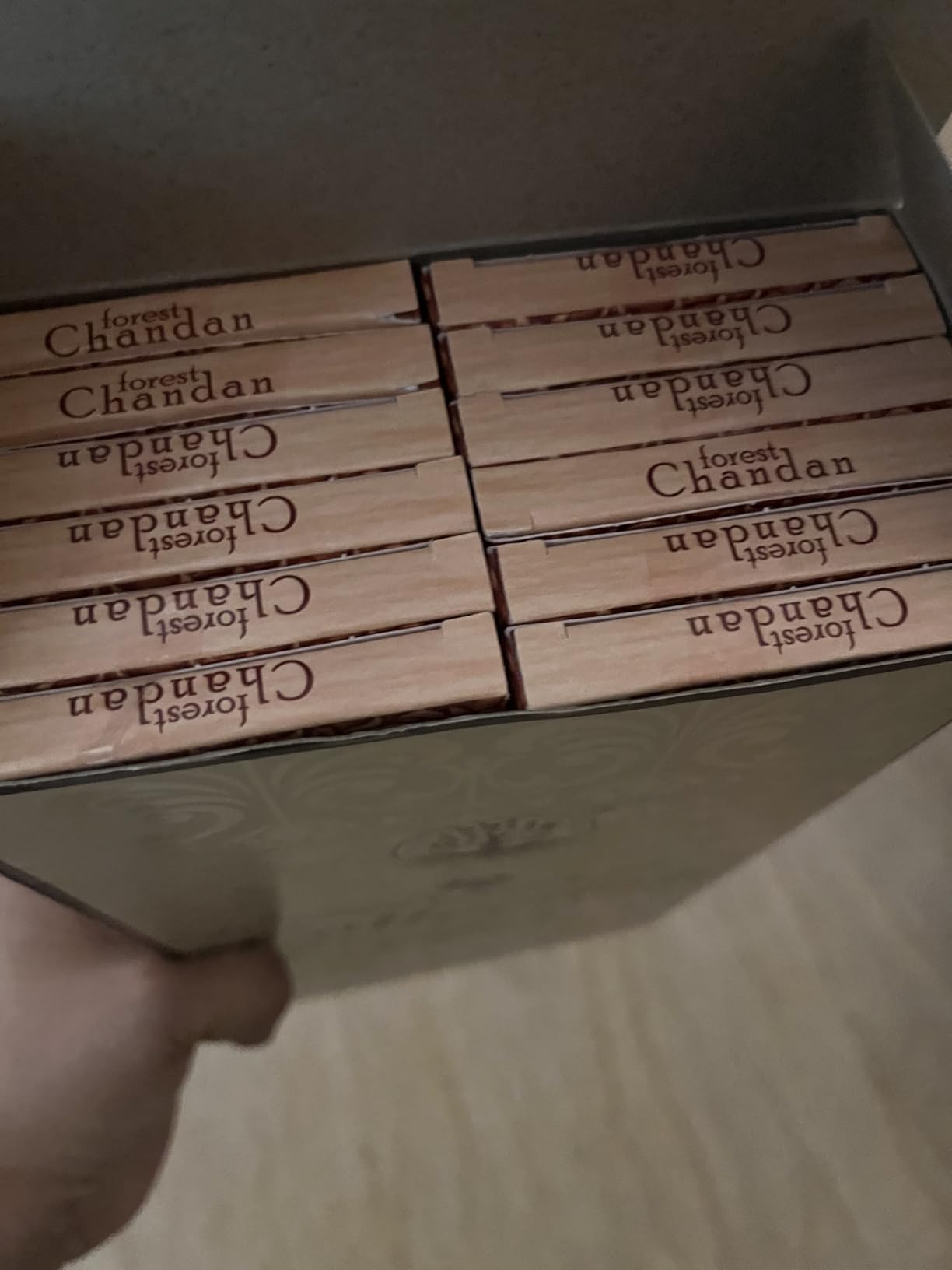 Forest Chandan Incense Sticks Set of 6 with 10 Sticks Each Box : Amazon ...