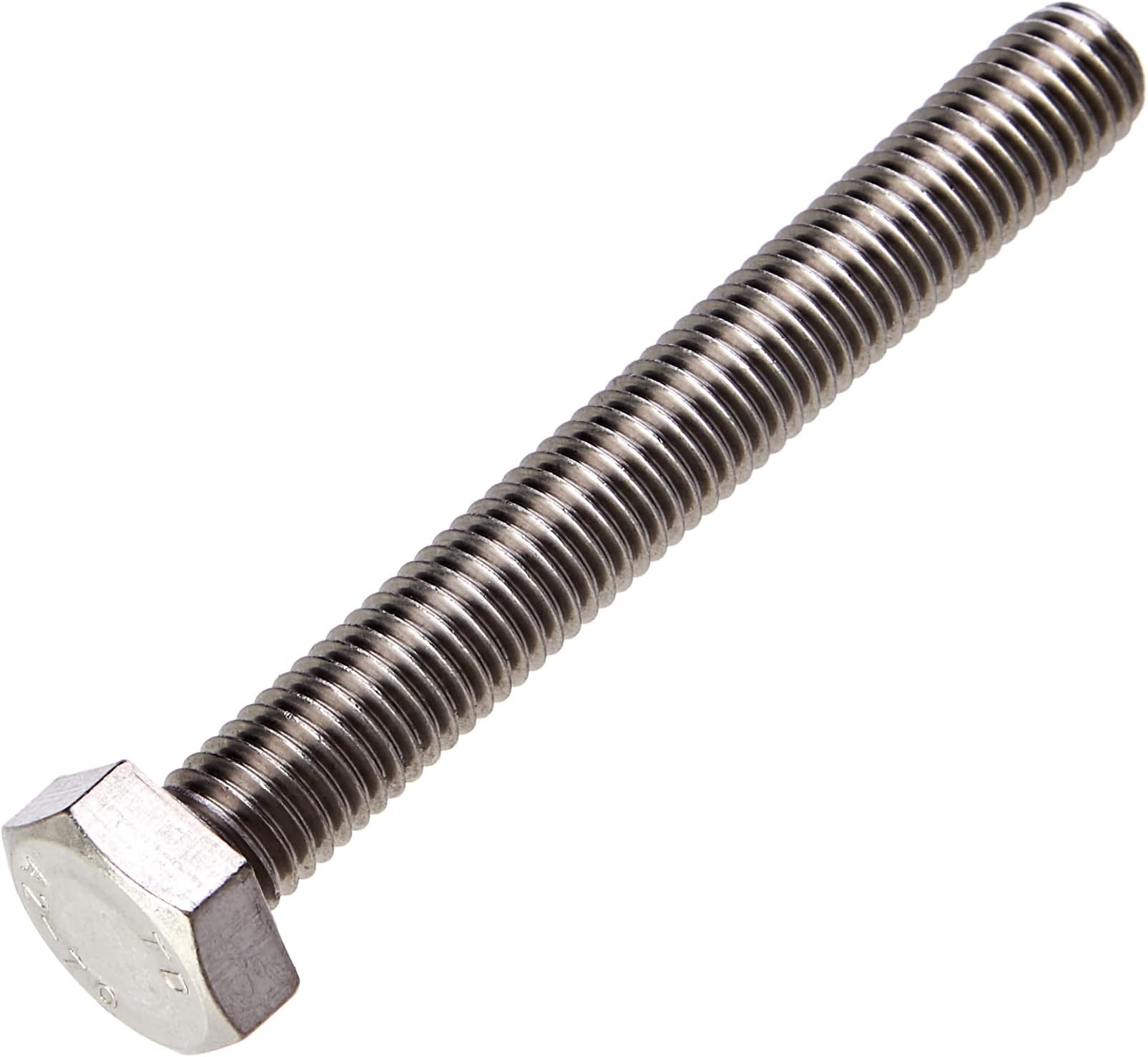 AHCA2 Stainless Steel Fully Threaded Hex Bolt (Setscrew) M10 10mm x ...