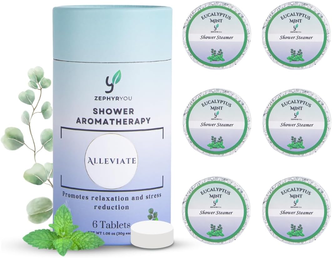 Amazon.com: Shower Steamers Aromatherapy – Eucalyptus & Mint 6-Pack ...