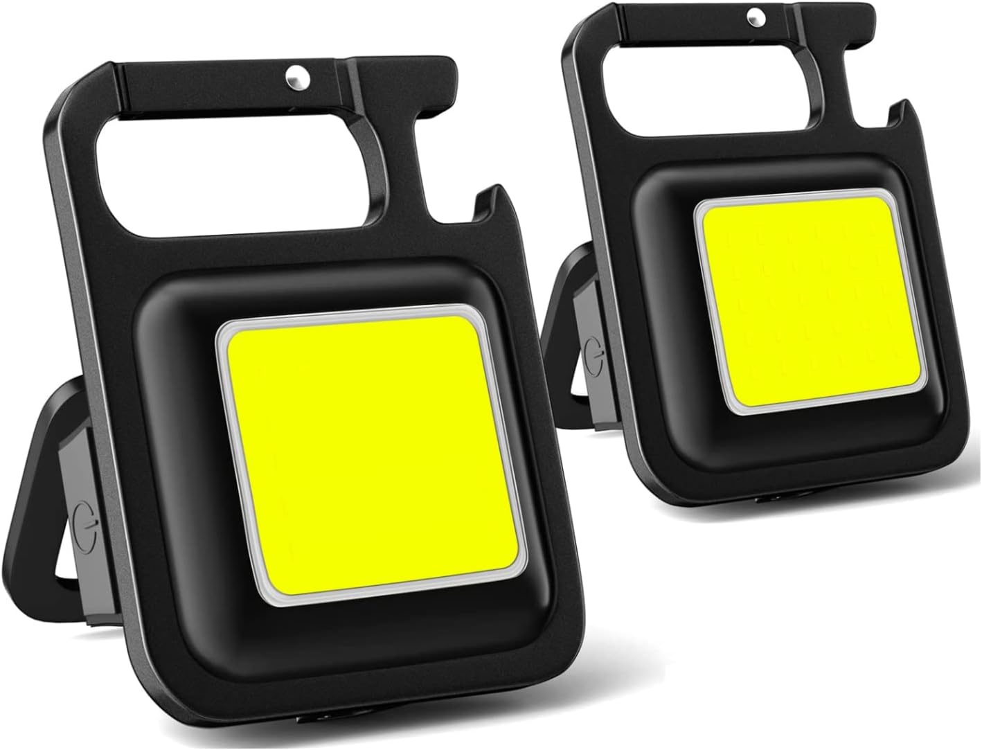 2 Pack Pocket Mini LED Flashlight Torch, 800 Lumens COB Rechargeable ...