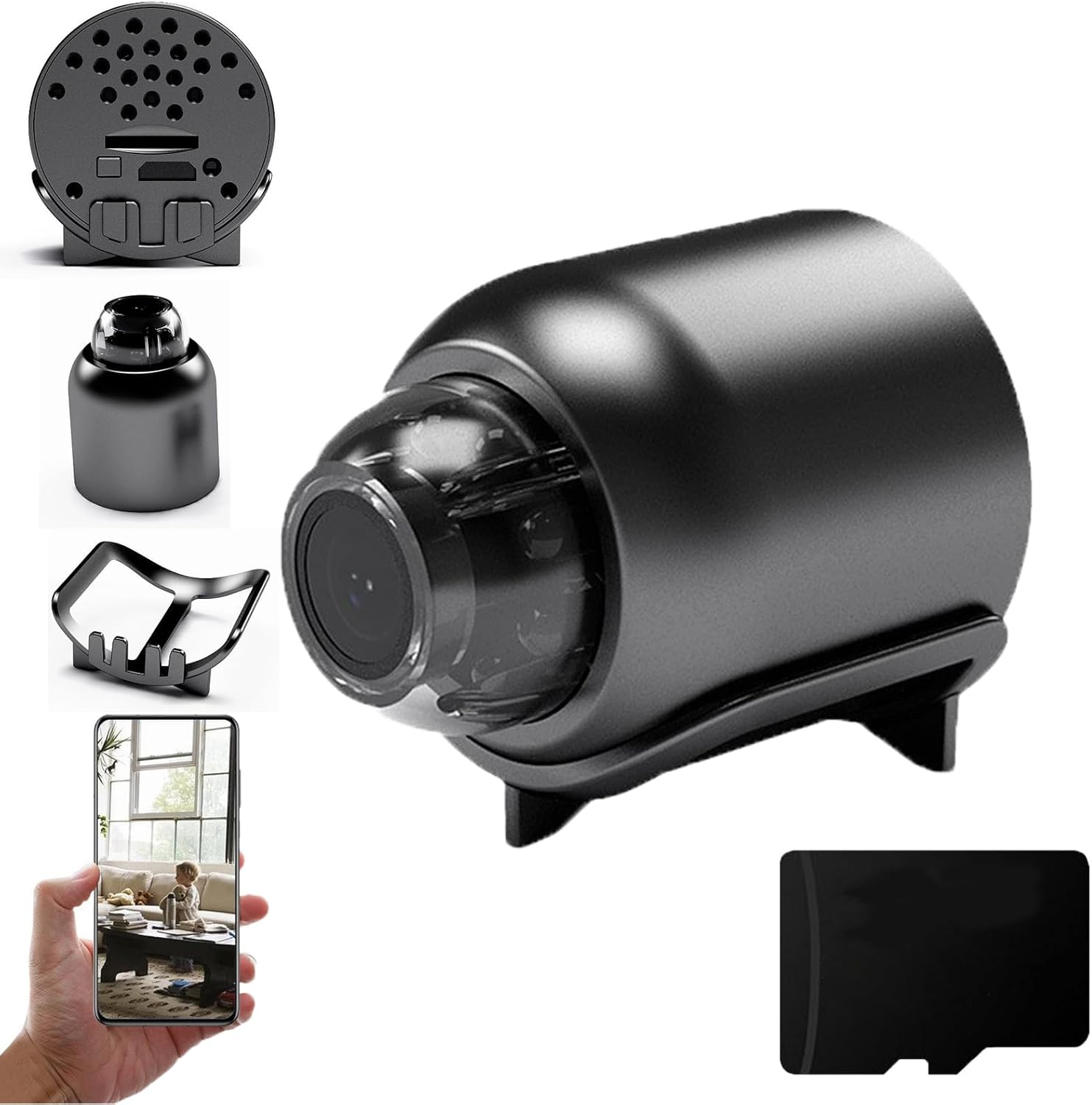 Amazon.com : JDIV Cat Eye Camera, X5 Mini Camera Wireless, WiFi HD ...