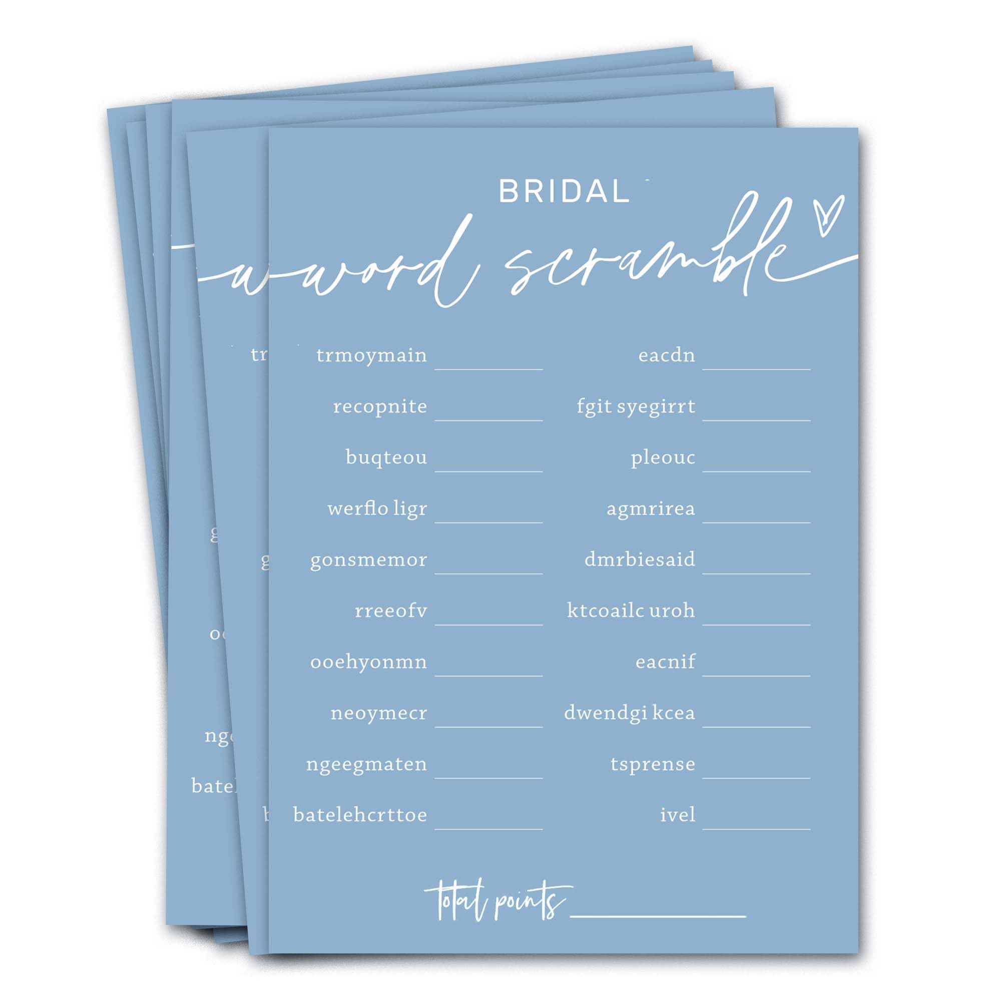 Bridal Shower Word Scramble With Answers Lilac. Bridal Shower Scramble