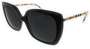 Amazon.com: BURBERRY 0BE4323 385387 Black Square Sunglasses : Clothing, Shoes & Jewelry