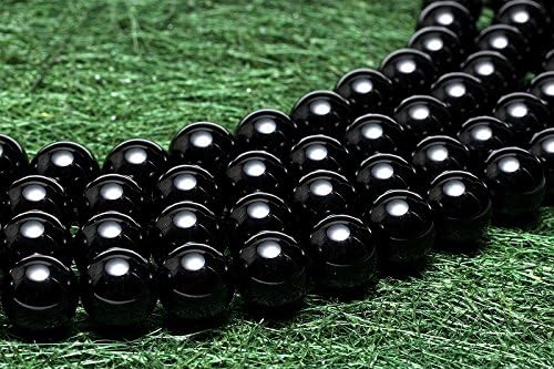 Amazon.co.jp: 【AAAランク】チベット産モリオン(黒水晶) ビーズ 【16mm】 半連(約20cm) 《モリオン黒水晶AMERI》 : ホビー