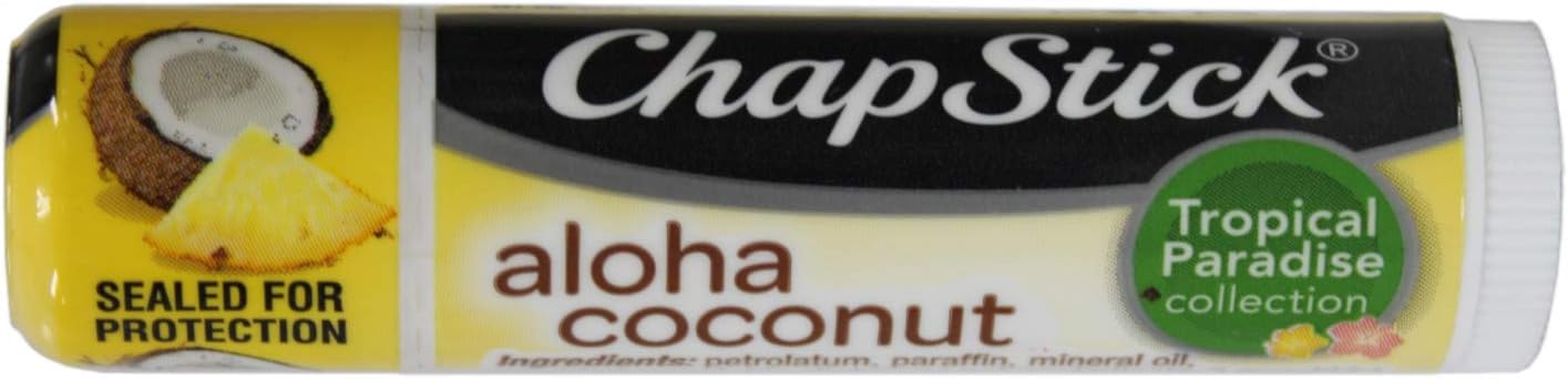 Amazon.com: Chapstick Aloha Coconut Flavored Lip Balm 0.15 oz : Beauty ...